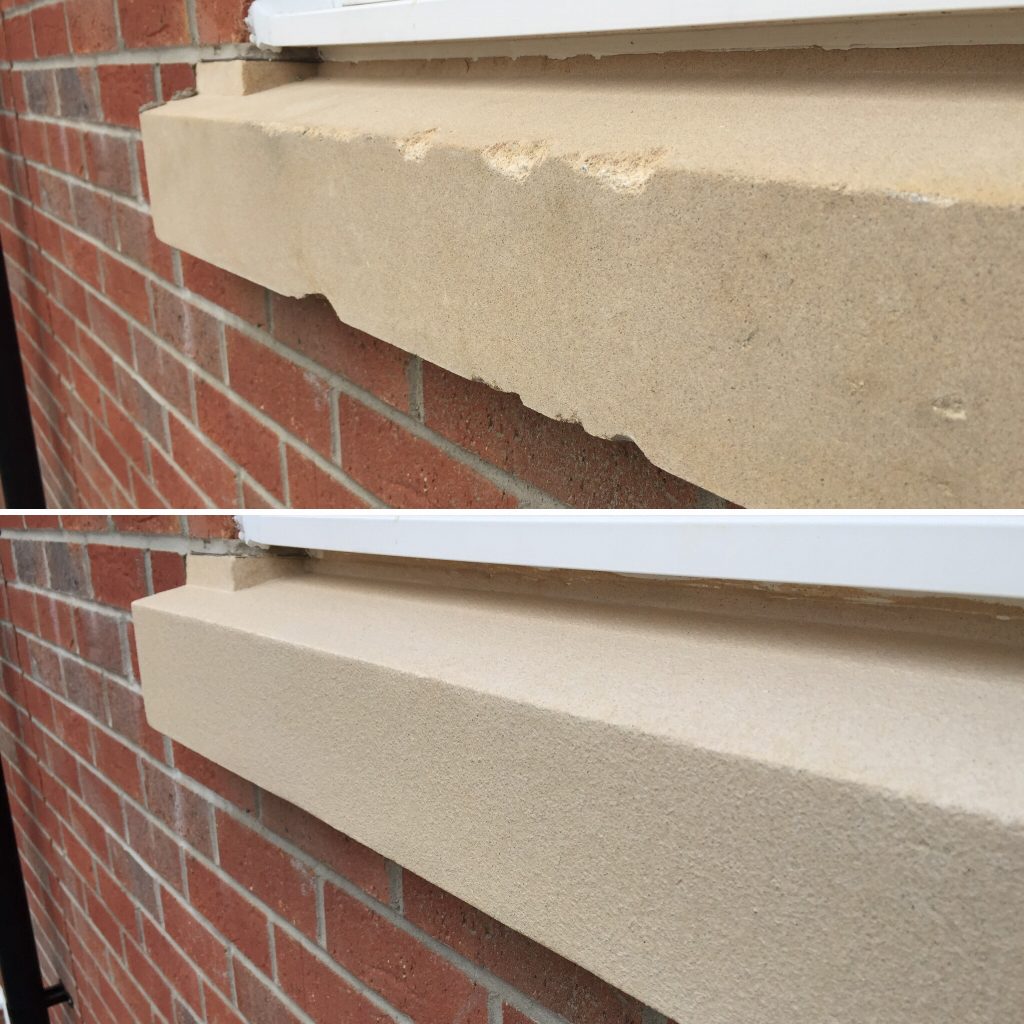 Badly Chipped Stone Cill | Surface Wizard