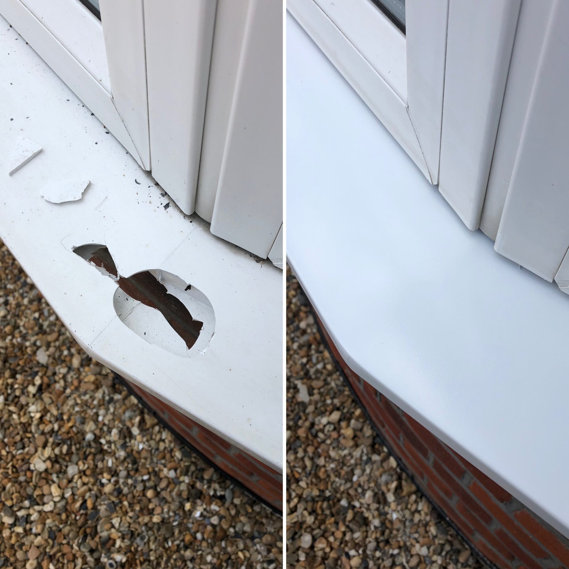 Damaged window cill | Surface Wizard