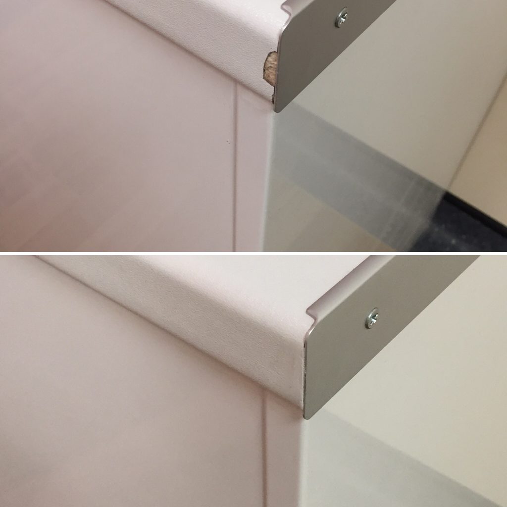 Chipped worktop edge | Surface Wizard